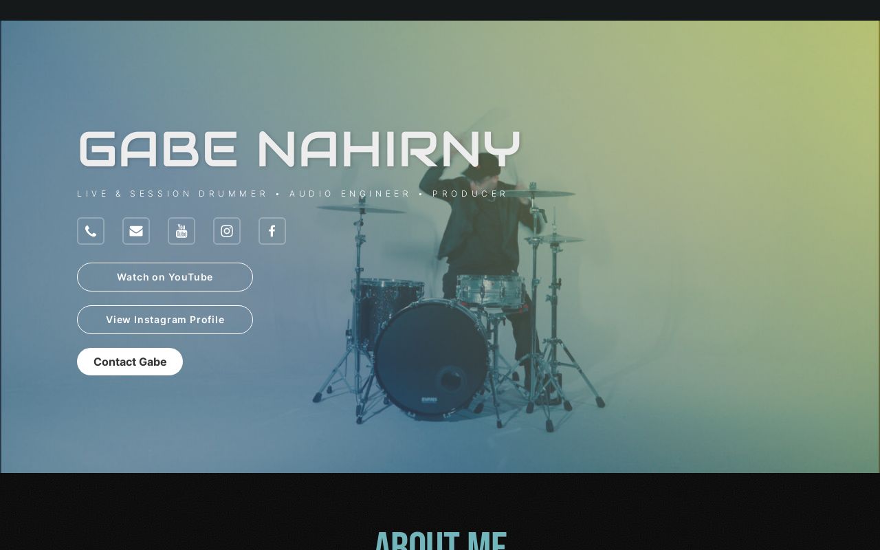 Gabe Nahirny Drummer